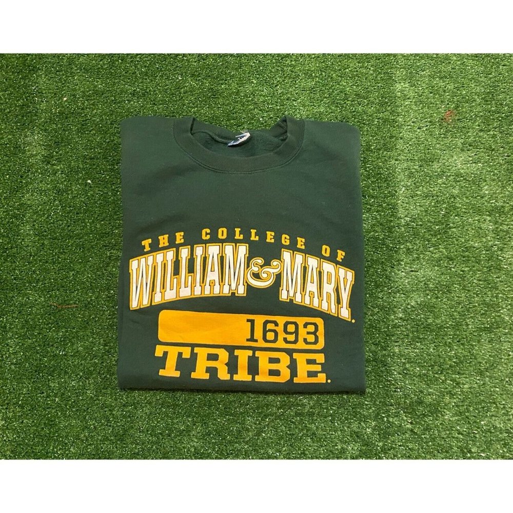 Vintate 1990's Champion William And Mary Tribe Print … - Gem